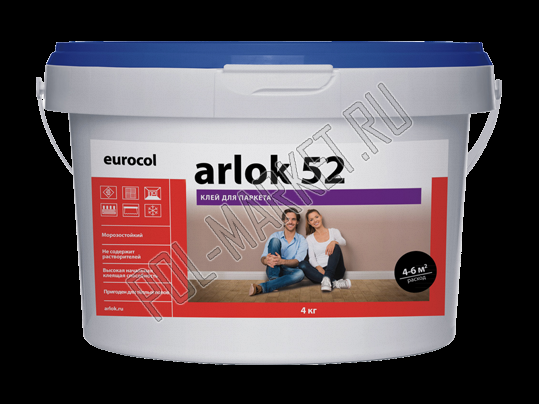 Клей для паркета Arlok 52 7кг цена в Екатеринбурге - Полмаркет